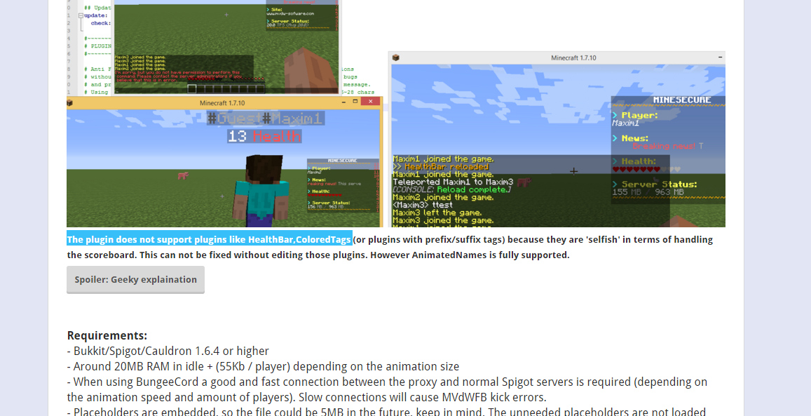 FeatherBoard Small Problem | SpigotMC - High Performance Minecraft Community