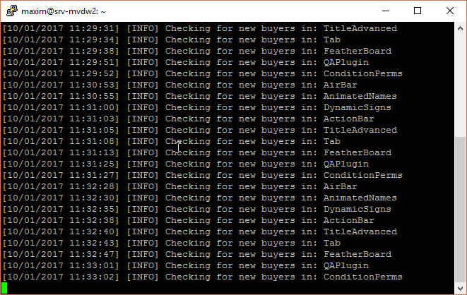 SpigotBuyerNotification | SpigotMC - High Performance Minecraft