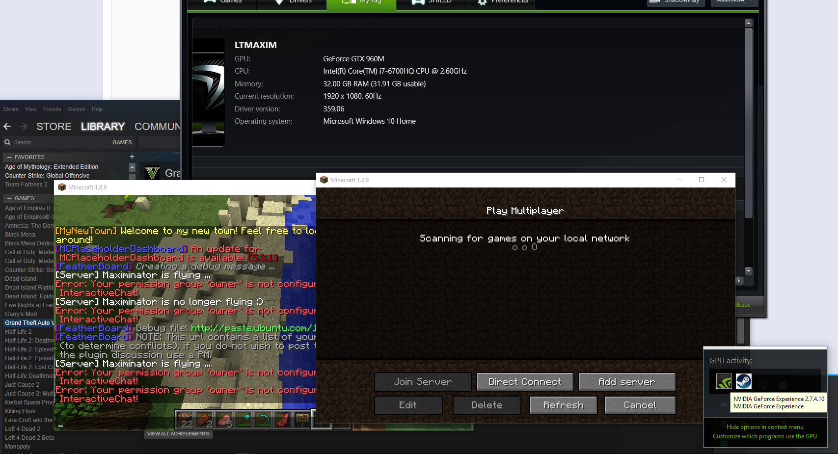 Minecraft running on Intel cpu instead of Nvidia | SpigotMC - High ...